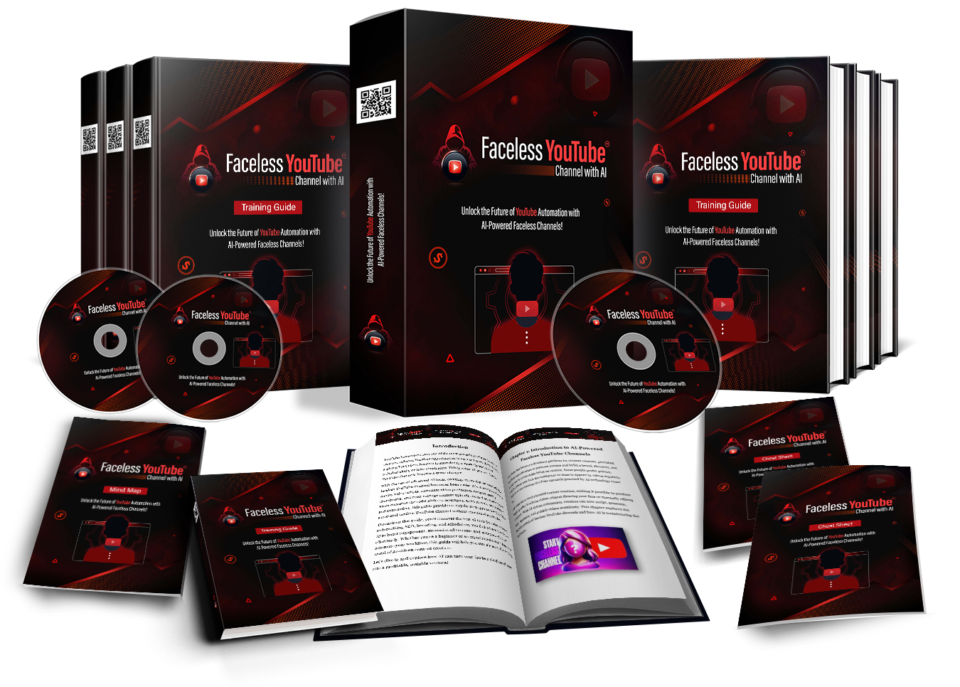 Faceless YouTube Channel with Ai - Video Course With PLR FE Sales Page